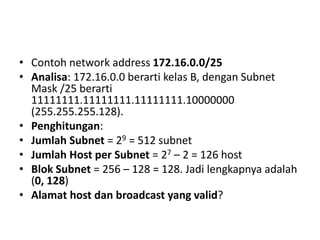 Jaringan komputer subneting | PPT