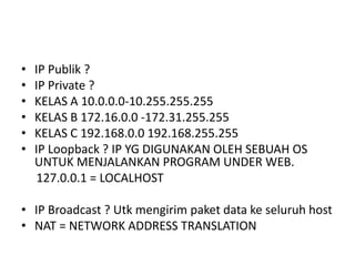 Jaringan komputer subneting | PPT