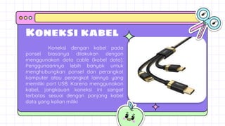 Jaringan Komunikasi pada Ponsel pembelajaran informatika | PPTX