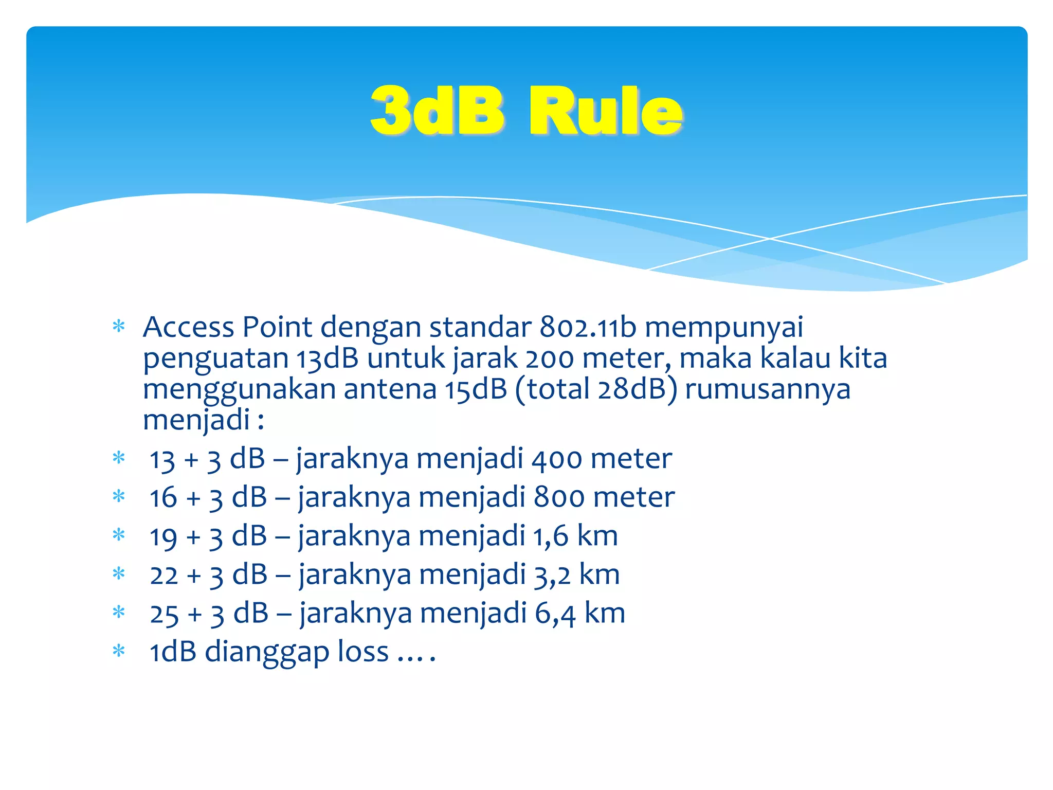 Jaringan nirkabel | PPTX