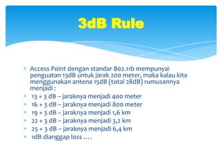 Jaringan nirkabel | PPTX