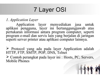 JARINGAN NIRKABEL ( 7 LAYER OSI ) | PPT