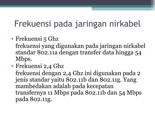 JARINGAN NIRKABEL mata pelajaran untuk smk | PPT