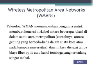 JARINGAN NIRKABEL mata pelajaran untuk smk | PPT