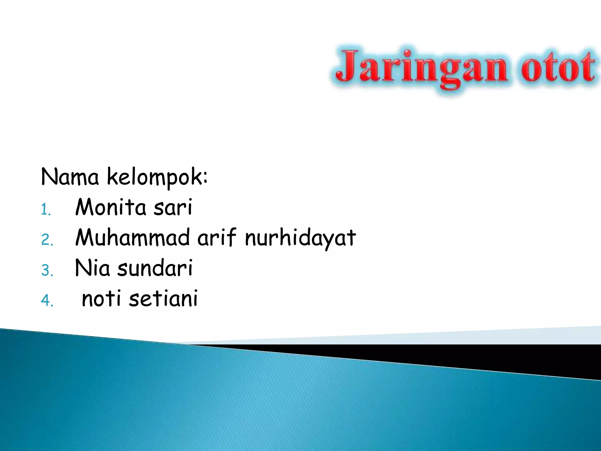Jaringan otot | PPTX