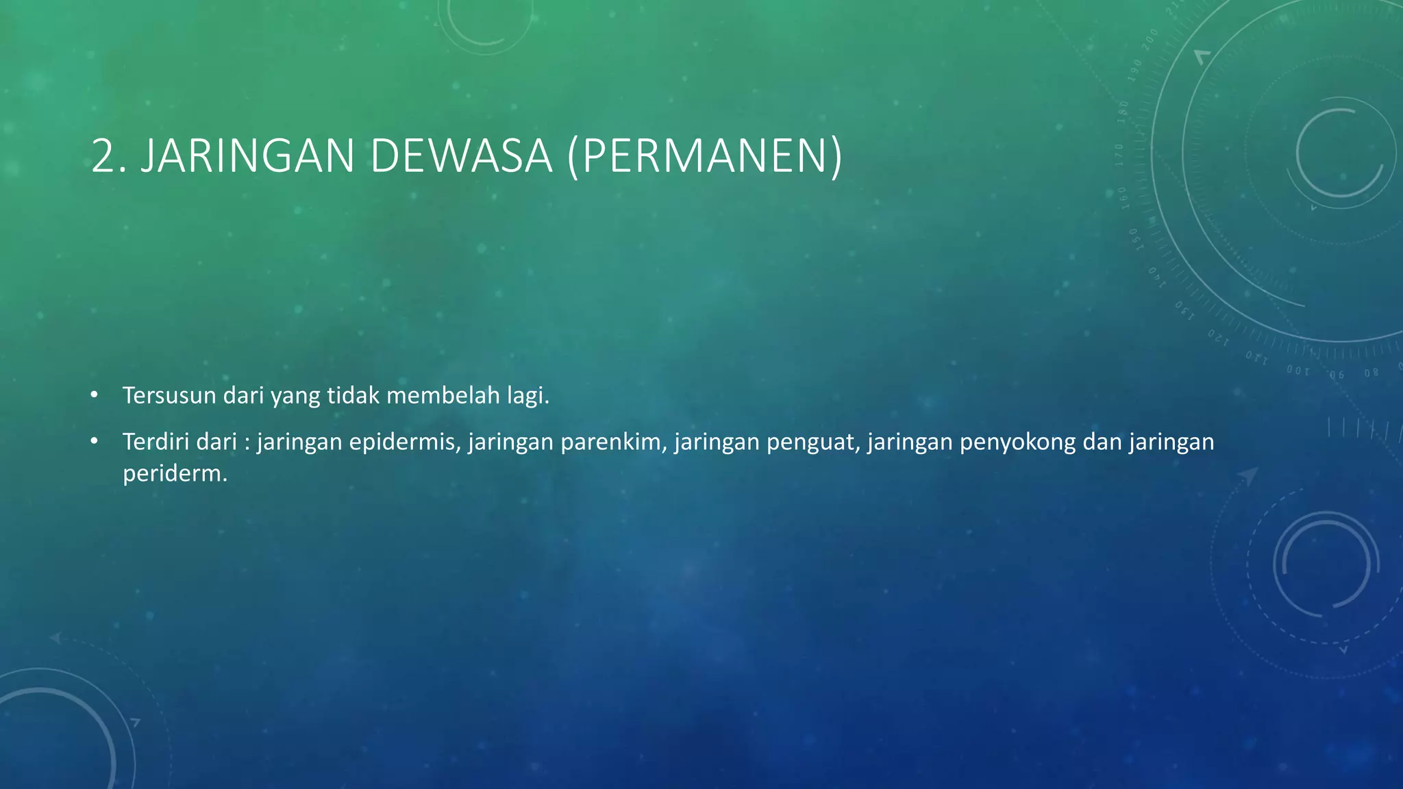 Jaringan pada tumbuhan | PPTX