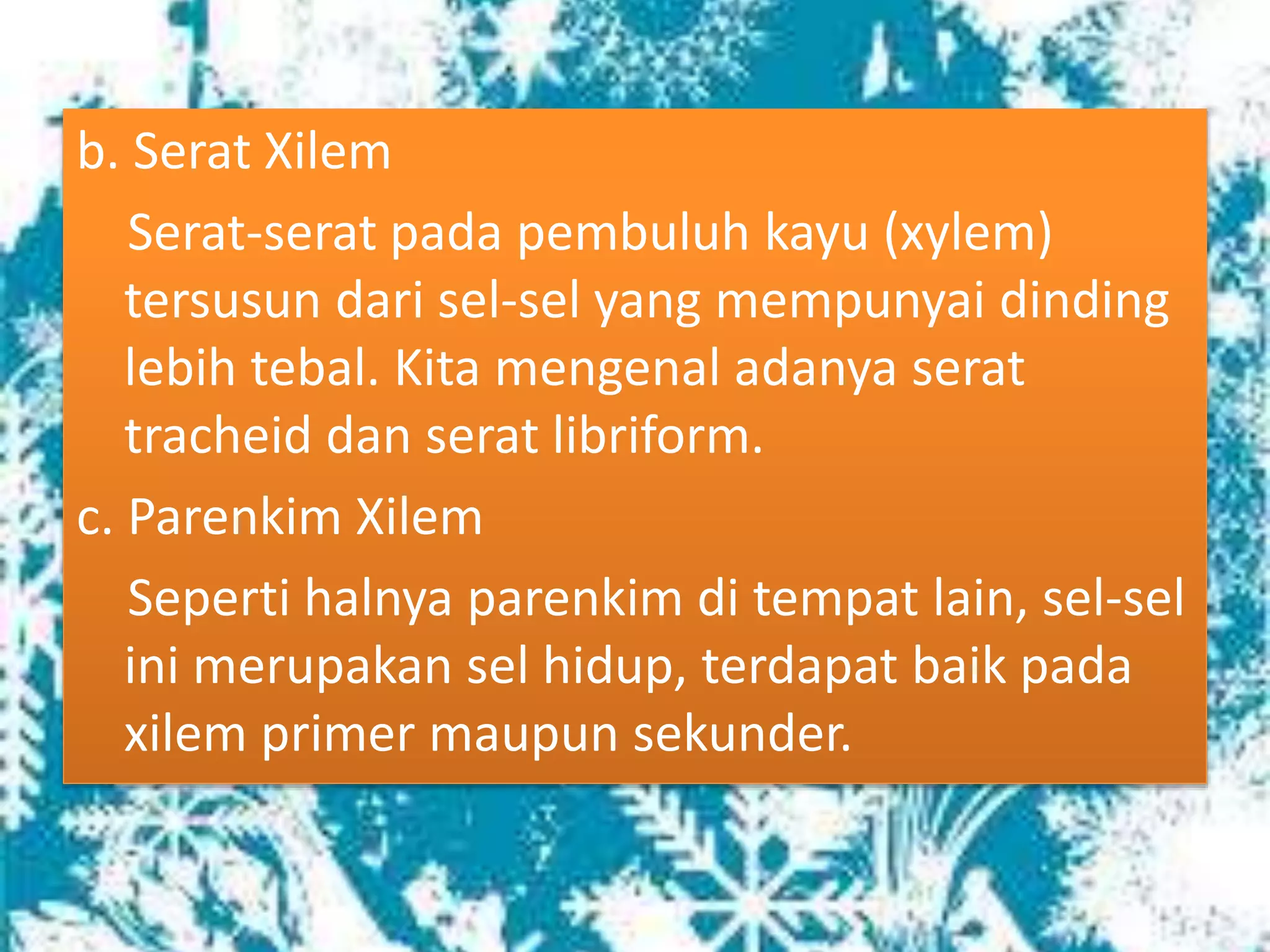 Jaringan pengangkut | PPTX