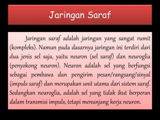 BIOLOGI - JARINGAN SARAF | PPTX