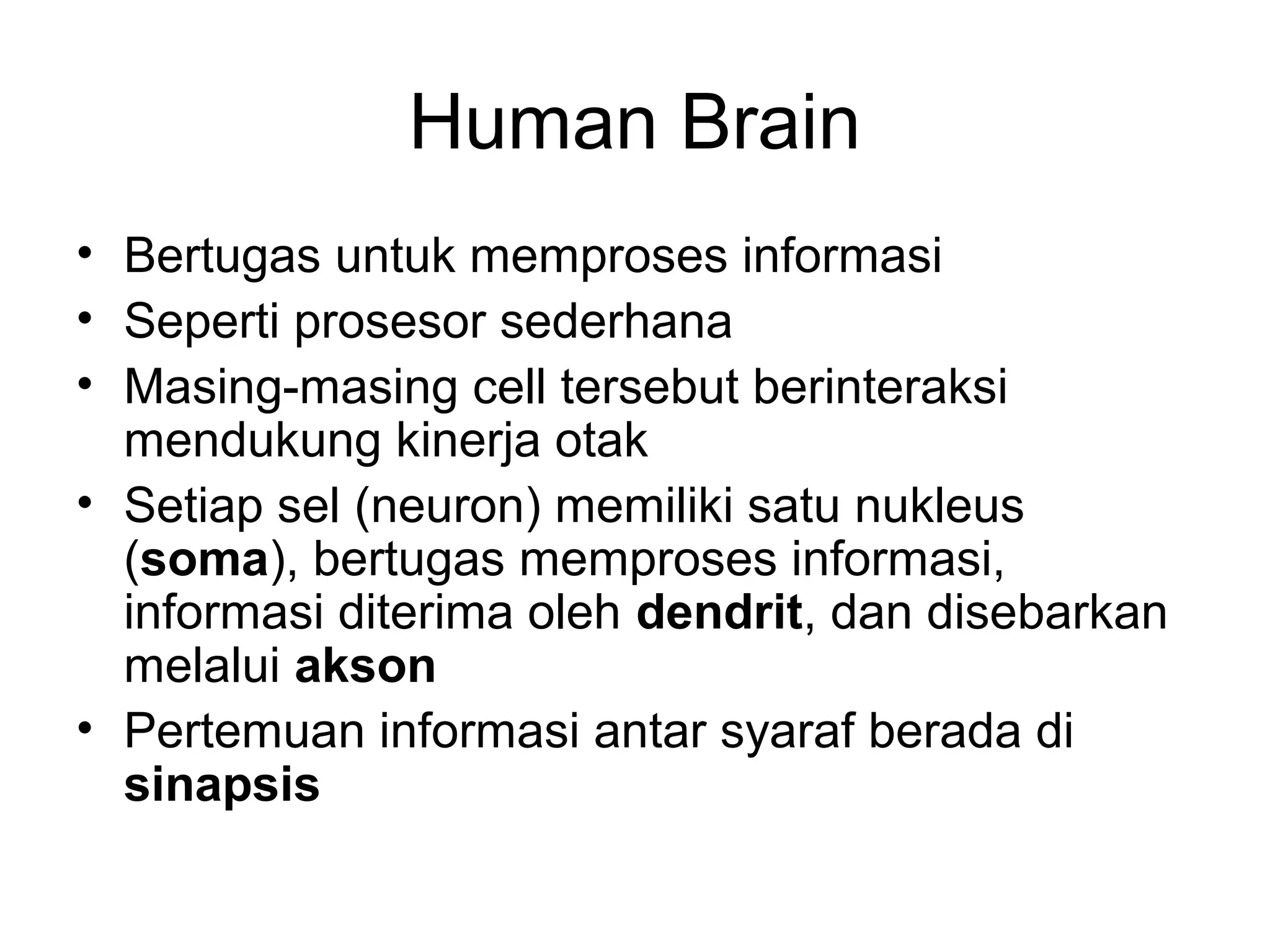 Jaringan syaraf tiruan | PPT