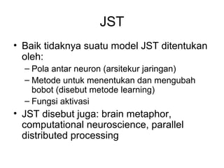 Jaringan syaraf tiruan | PPT