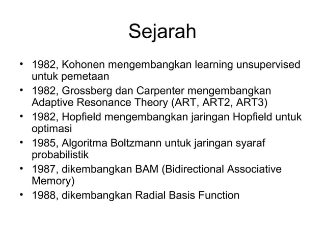 Jaringan syaraf tiruan | PPT
