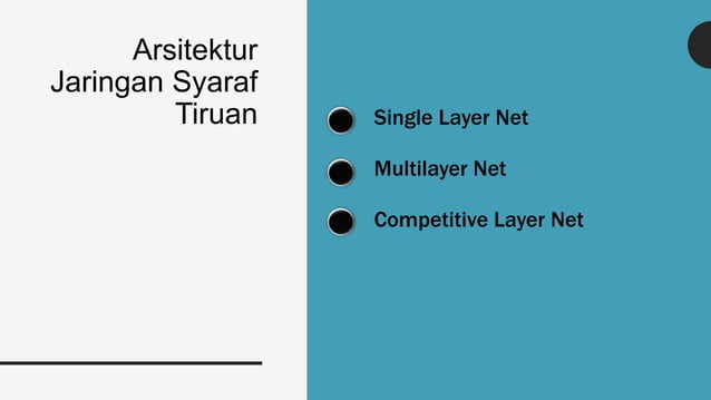 Jaringan syaraf tiruan | PPTX