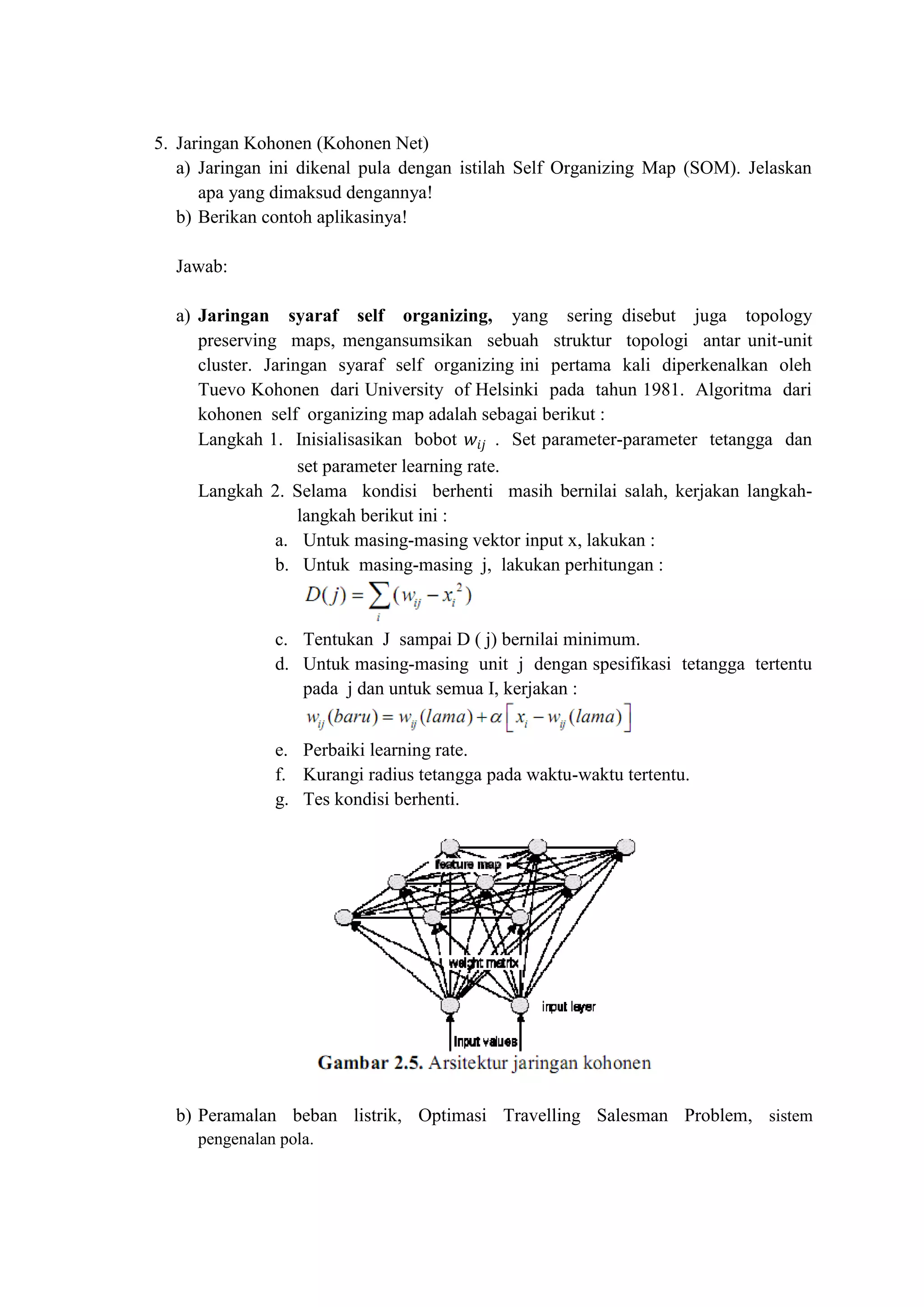 Jaringan syaraf tiruan uas docs | PDF