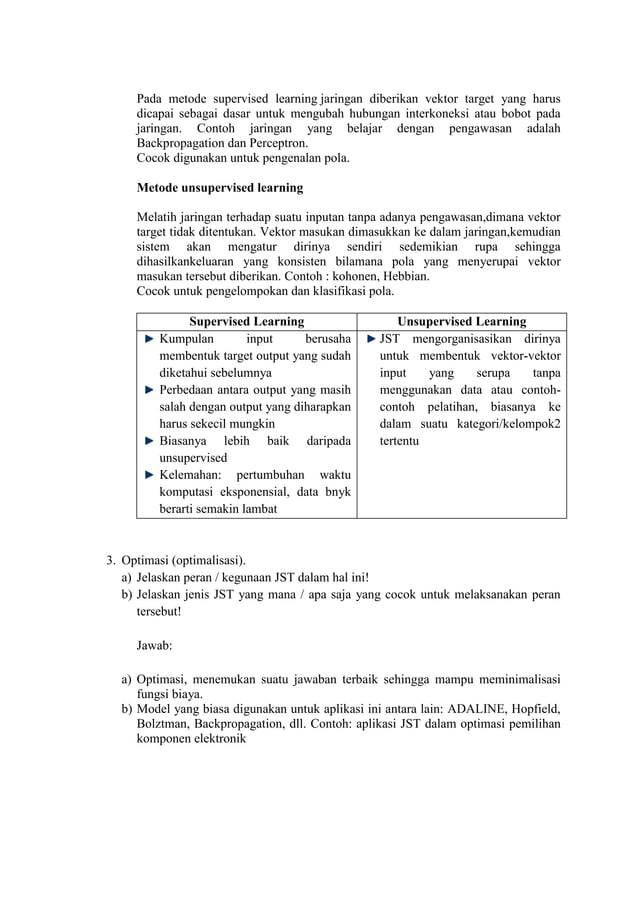 Jaringan syaraf tiruan uas docs | PDF