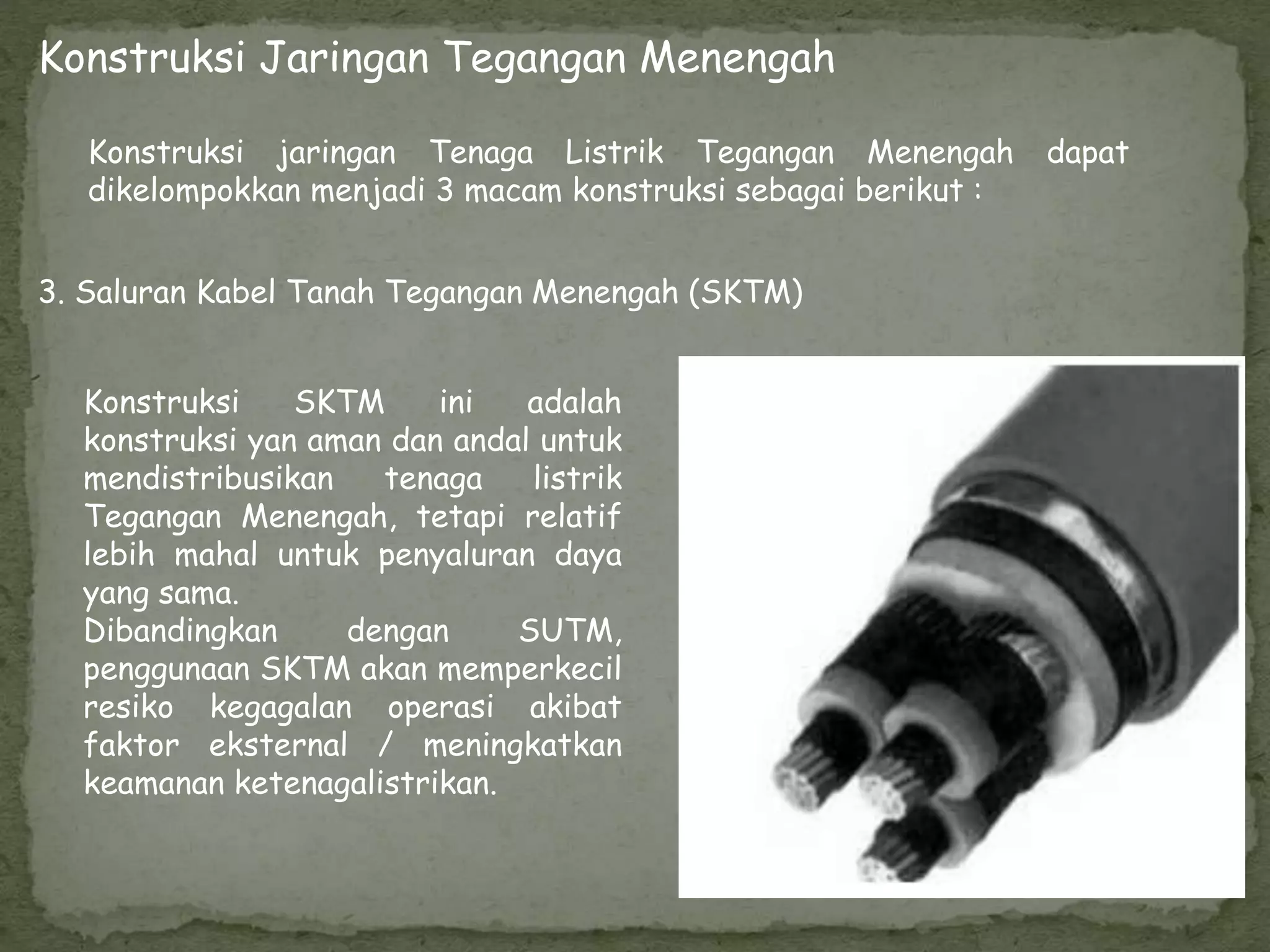 Jaringan tegangan menengah | PPTX