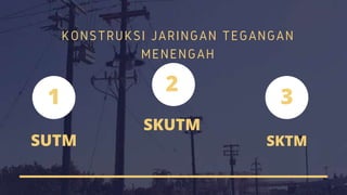 JARINGAN TEGANGAN MENENGAH | PPTX