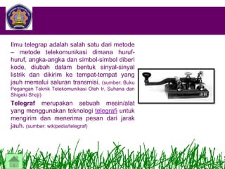 Jaringan telekomunikasi | PPTX