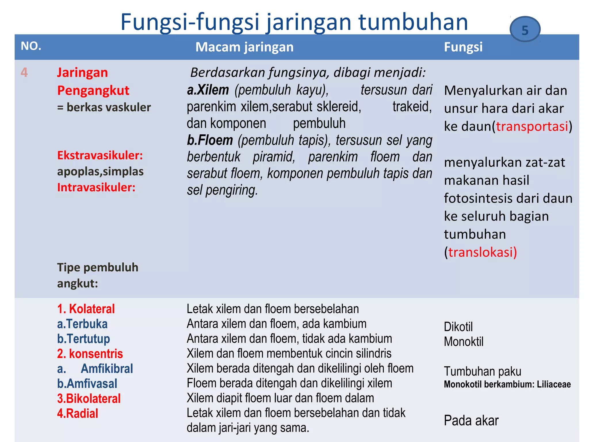 Bab 2 Jaringan Tumbuhan | PPT