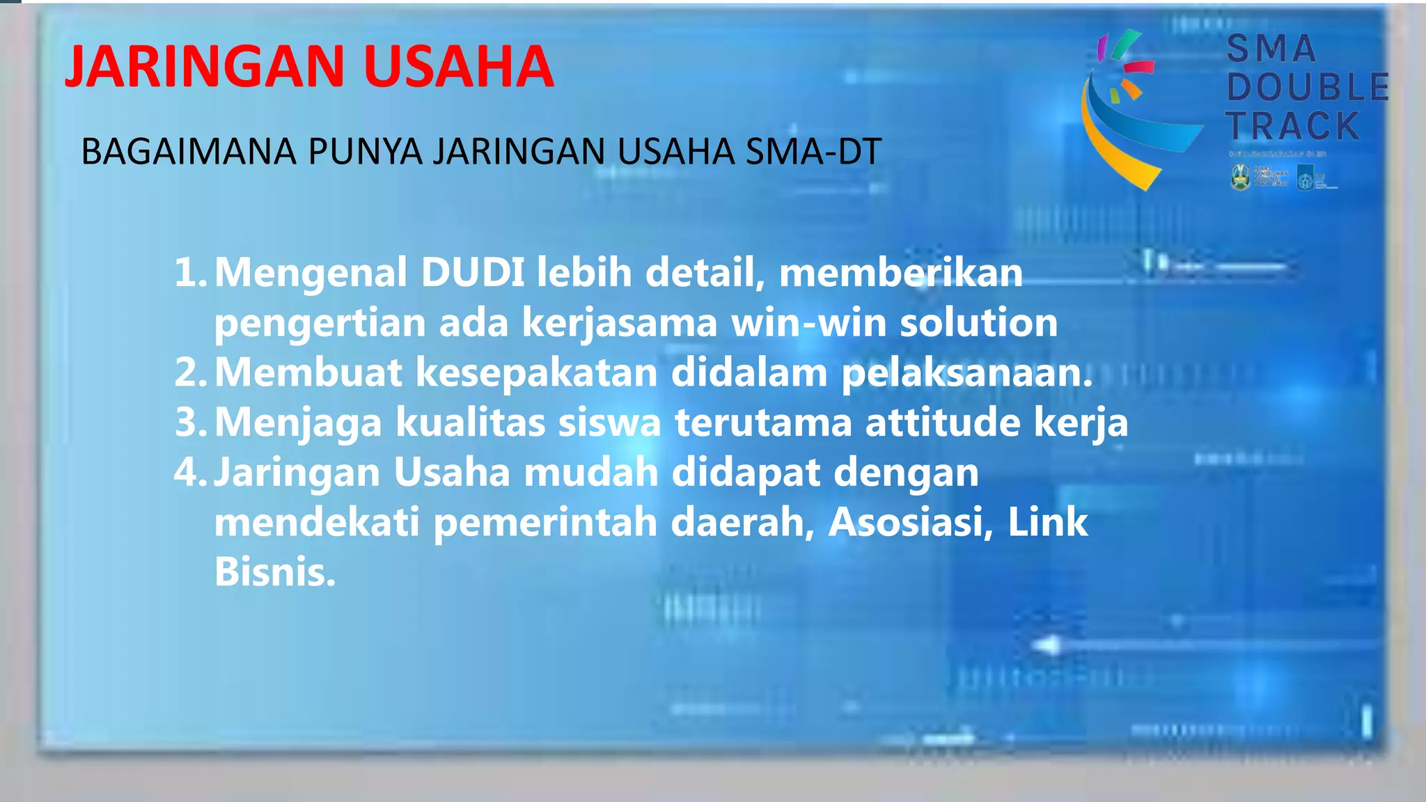 Jaringan usaha | PPTX