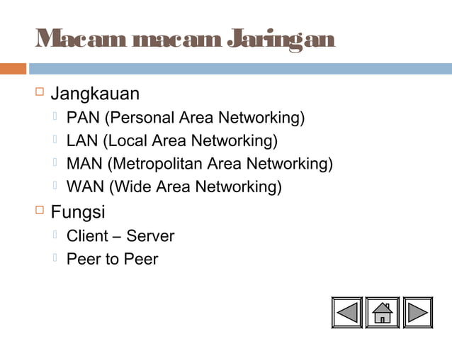 Jaringan Area Luas WAN | PPT