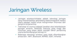 Jaringan wireless | PPT