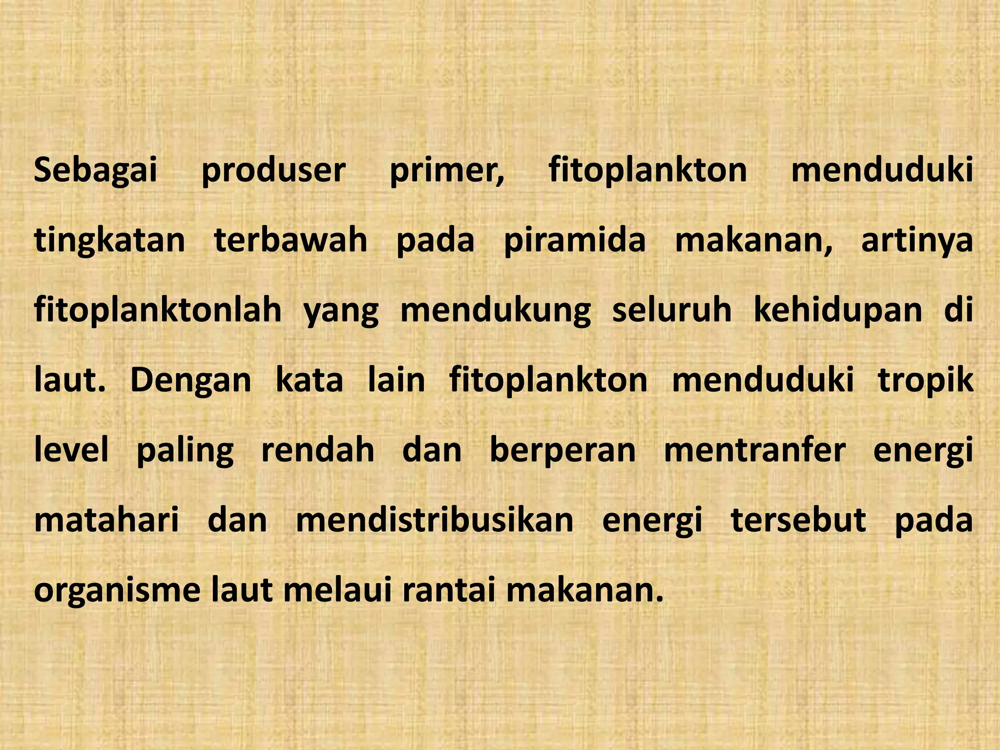 Jaring dan piramida makanan di daerah Estuaria | PPTX