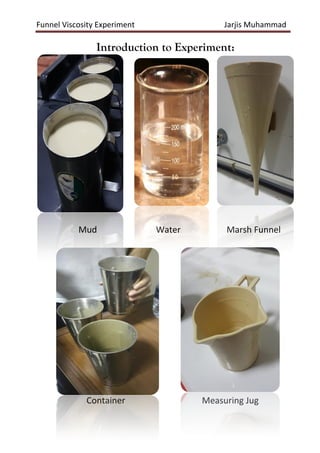 Funnel Viscosity (Marsh Funnel) Exp. | PDF