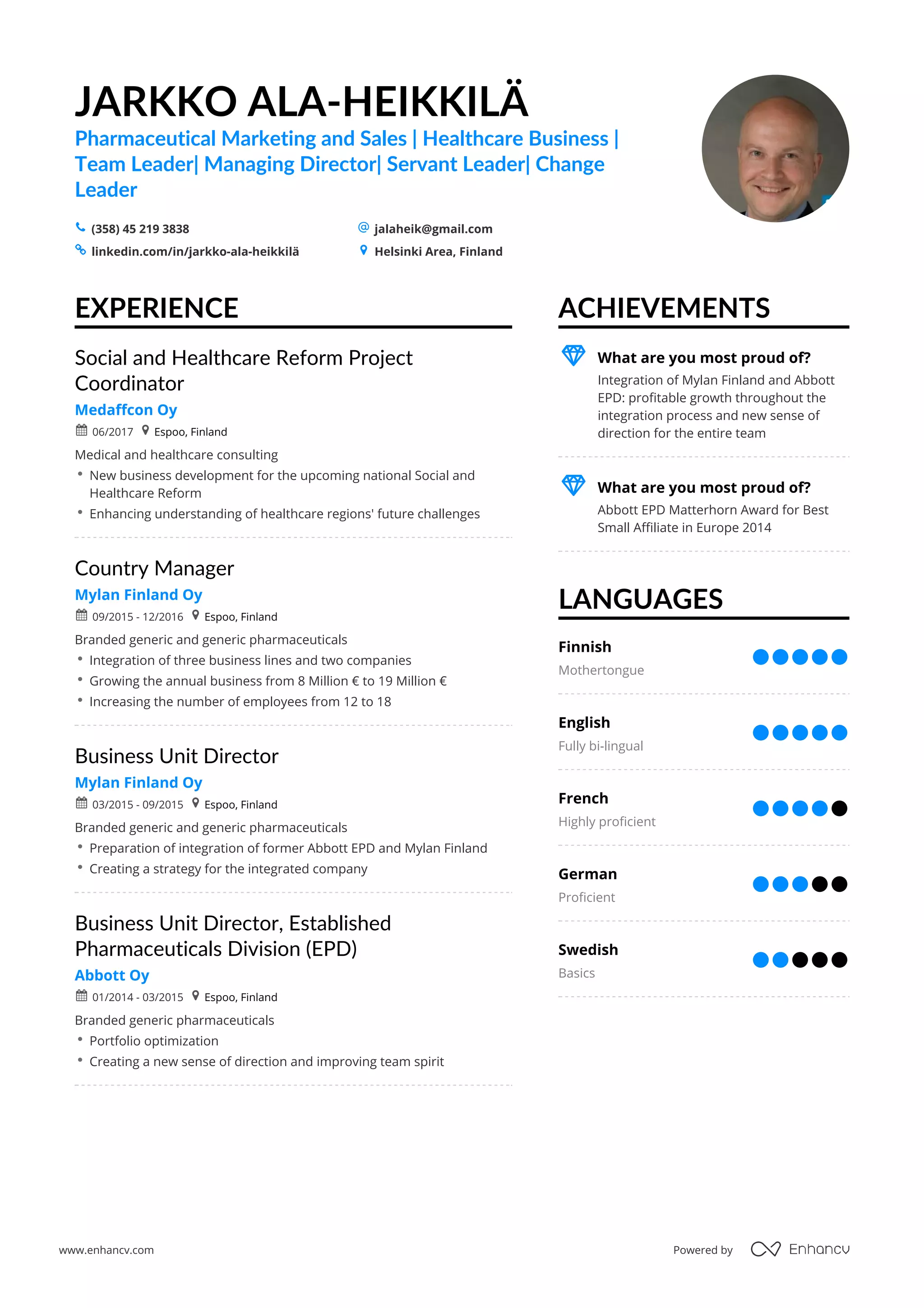 Jarkko Ala-Heikkila CV | PDF