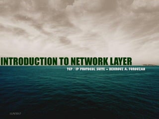 INTRODUCTION TO NETWORK LAYER | PDF