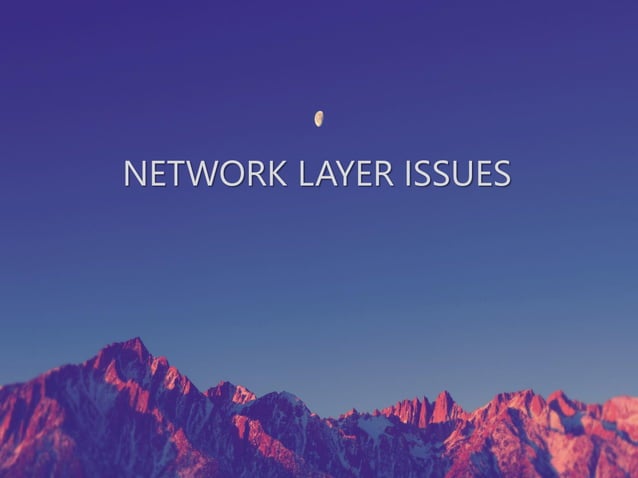 INTRODUCTION TO NETWORK LAYER | PDF | Internet | Computing