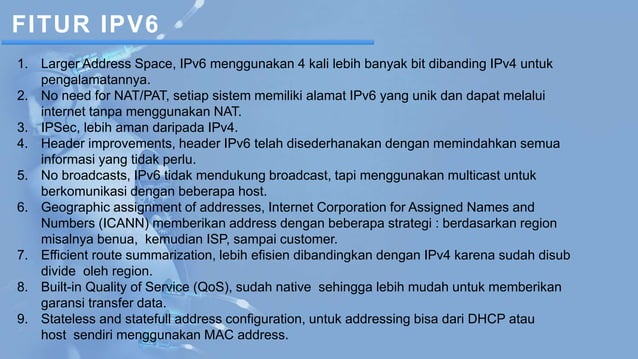 Pengenalan IPv6 | PPT