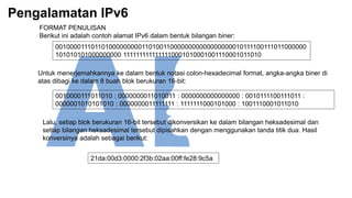 Pengenalan IPv6 | PPTX