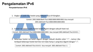 Pengenalan IPv6 | PPTX