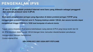 Pengenalan IPv6 | PPTX