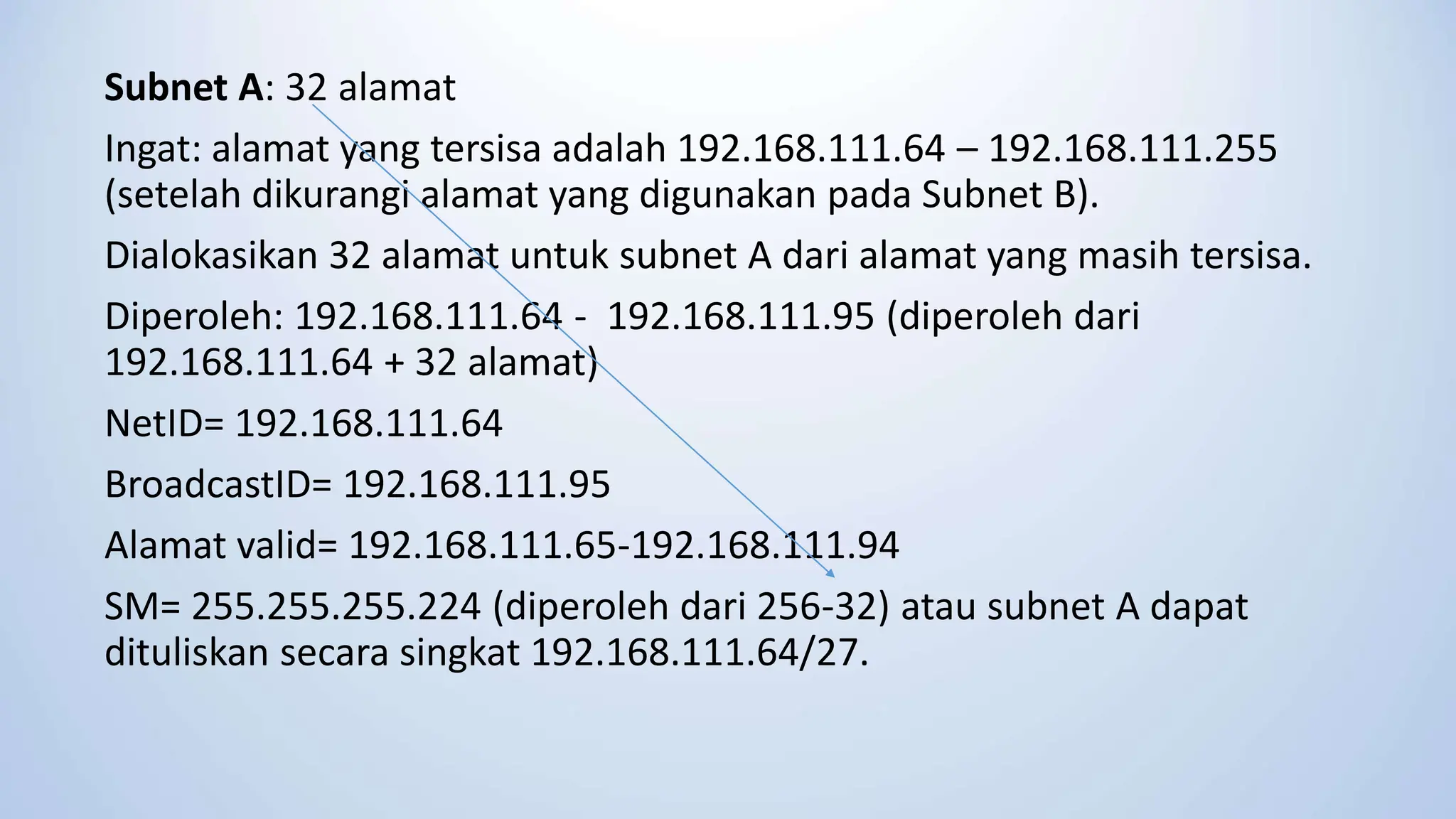 Jarkom Subnetting 2 untuk kegiatan ppg.ppt