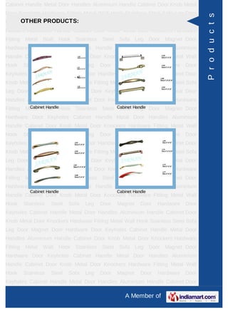 Jay Time Industries, Cabinet Handle, Rajkot | PDF
