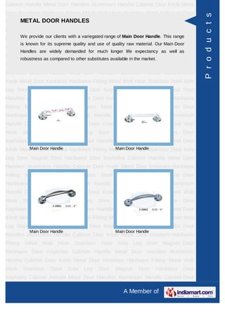 Jay Time Industries, Cabinet Handle, Rajkot | PDF