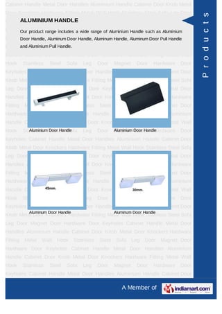 Jay Time Industries, Cabinet Handle, Rajkot | PDF