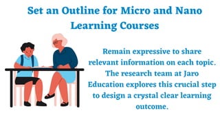 Jaro Education Guide Step-By-Step Process of Creating Micro and Nano ...