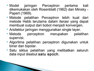 Jar perceptron | PPT