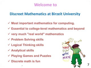 Discrete Mathematics Course Outline | PPT