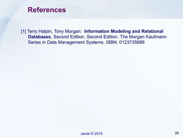 Jarrar: Conceptual Schema Design Steps | PPTX