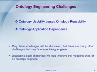 Jarrar: Ontology Engineering and Double Articulation | PPTX | Internet ...