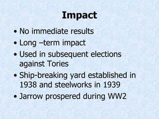 Jarrow march 1936 | PPT