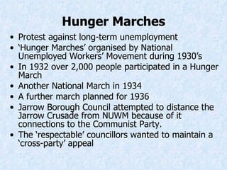Jarrow march 1936 | PPT