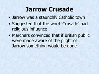 Jarrow march 1936 | PPT