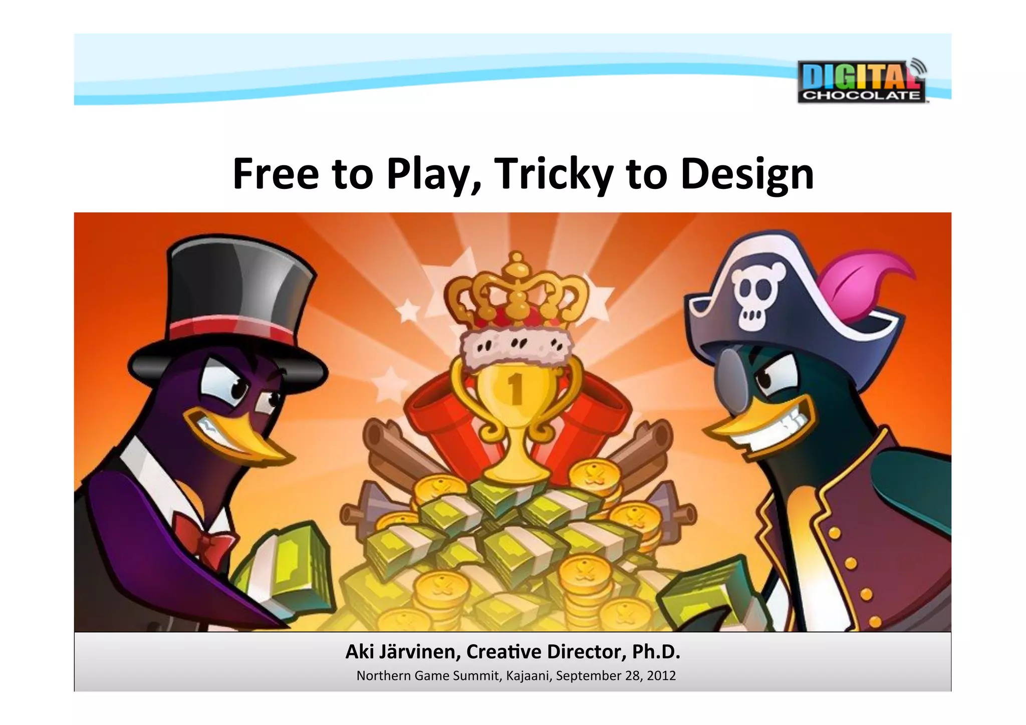 Free to Play, Tricky to Design | PDF