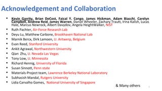 Smart Metrics for High Performance Material Design | PPT