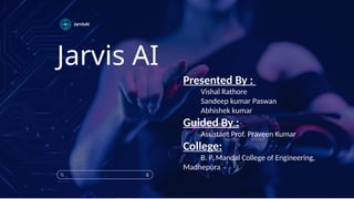 Jarvis AI Project FinalWeTalkWith ai.pptx