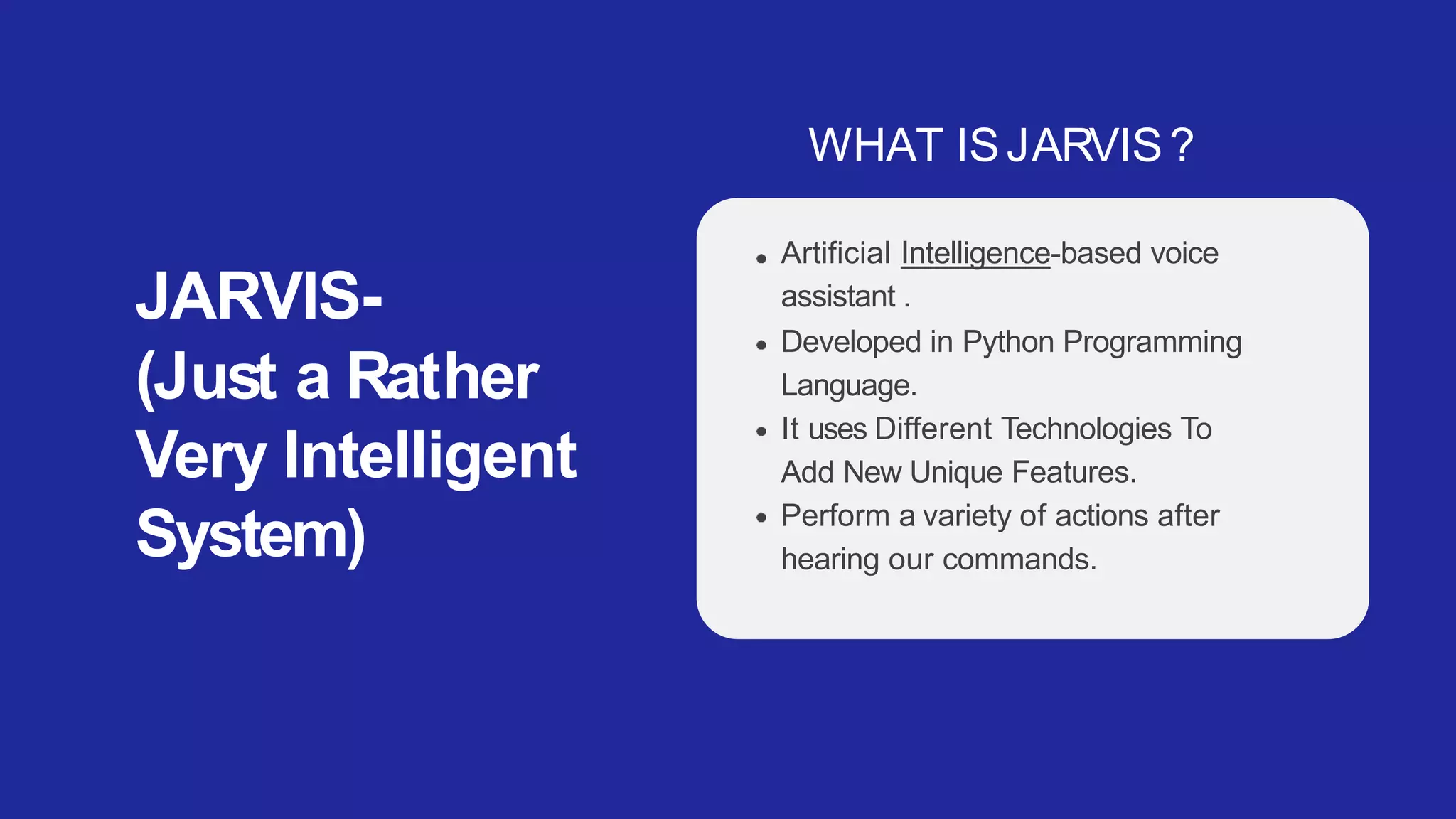 Jarvisproject | PPTX